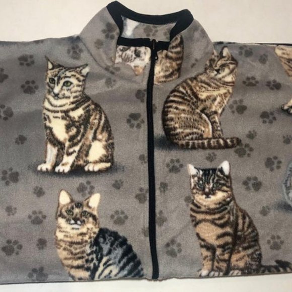 Zoofleece | Jackets & Coats | Zoofleece Cat Kitten Kitty Grey Cats Meow ...